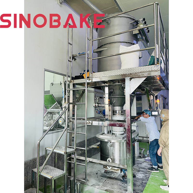 SINOBAKE Automatic Dosing And Feeding System Silo Dosing Flour Delivery ...
